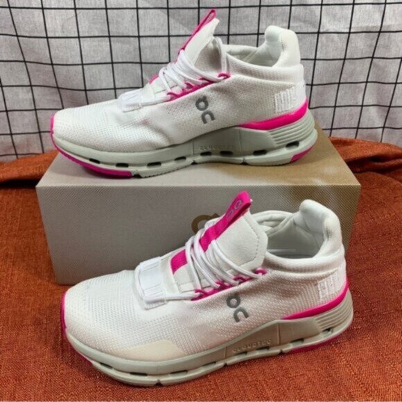 On Running | Shoes | On Running Cloudnova Women Shoes White Pink | Poshmark